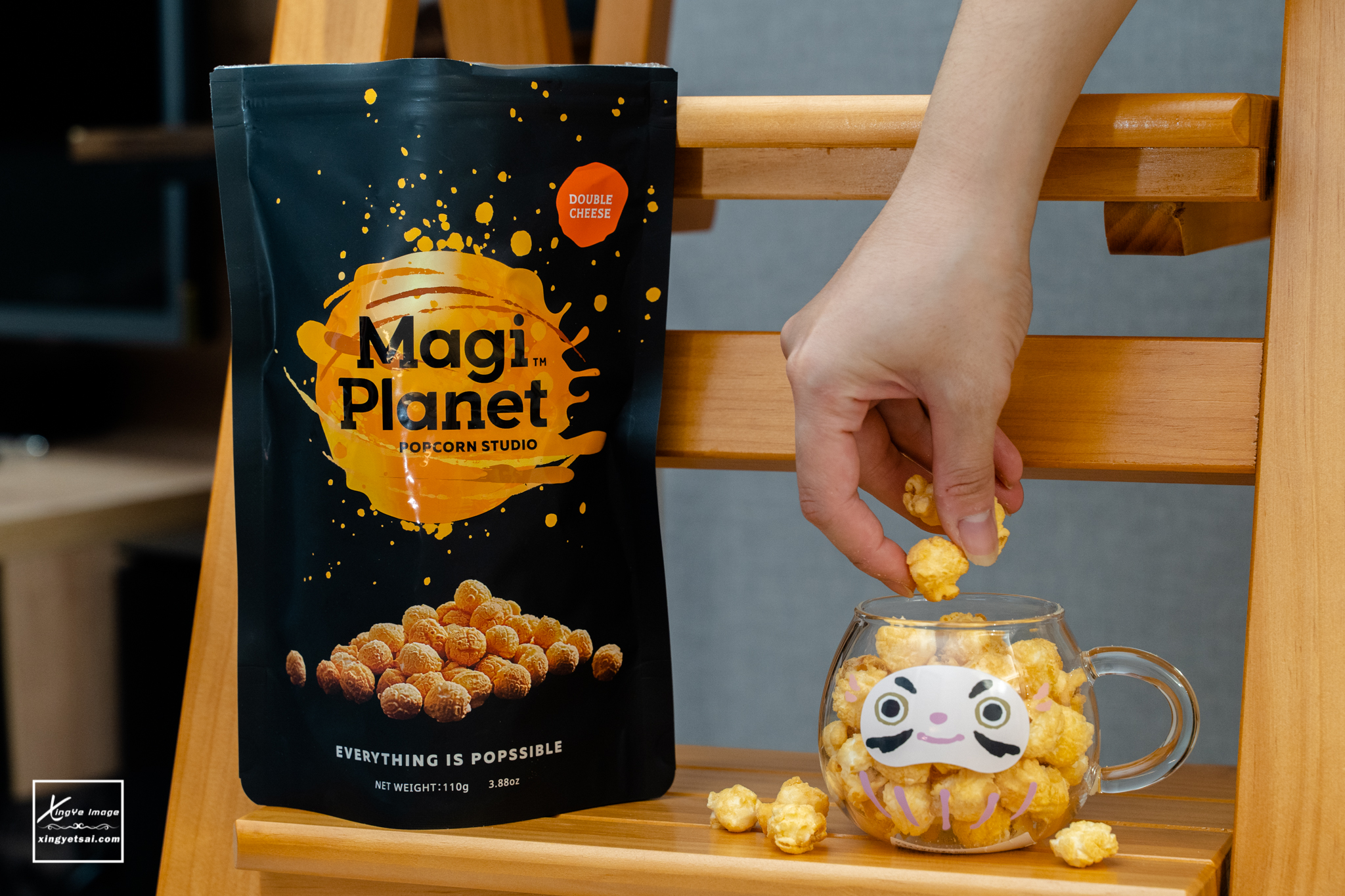 宅配｜伴手禮推薦【Magi Planet 星球工坊爆米花】特濃起司 Double Cheese | 快門下的幸福